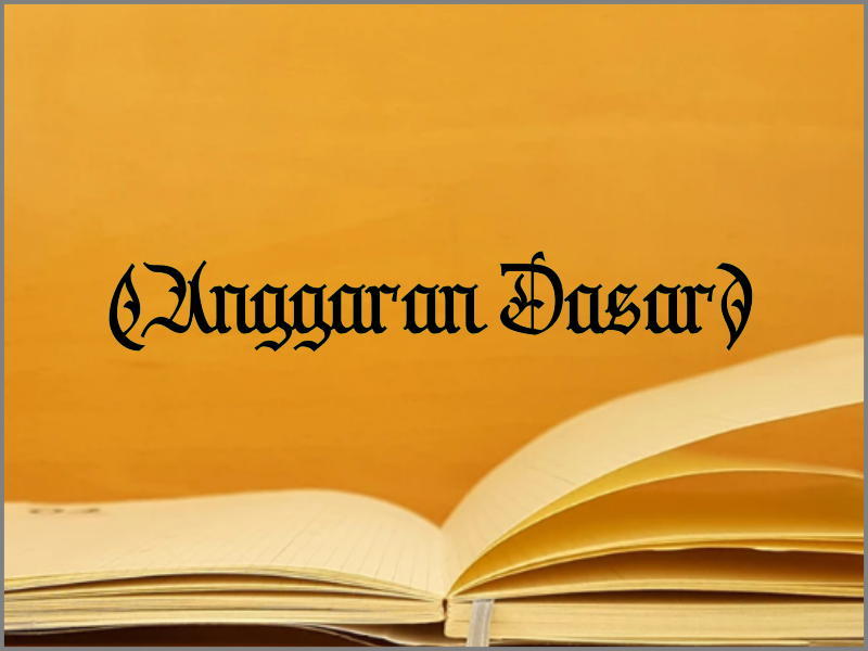 Download A Anggaran Dasar font | dafonttop.com