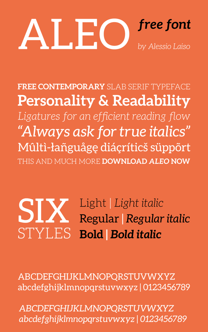 Download Aleo font | dafonttop.com