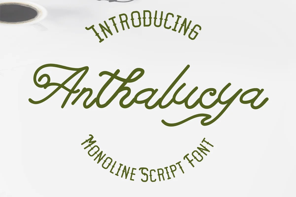 Download Anthalucya font | dafonttop.com