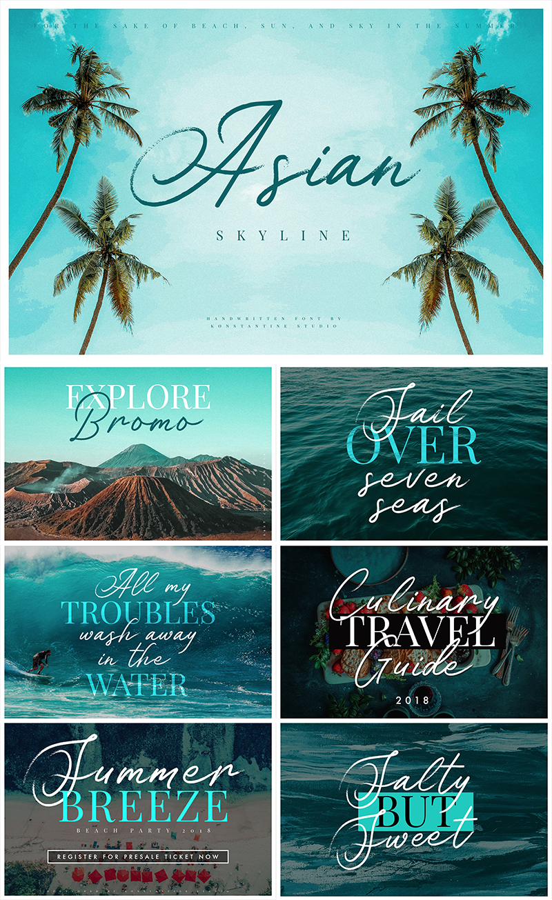 Download Asian Skyline DEMO font | dafonttop.com