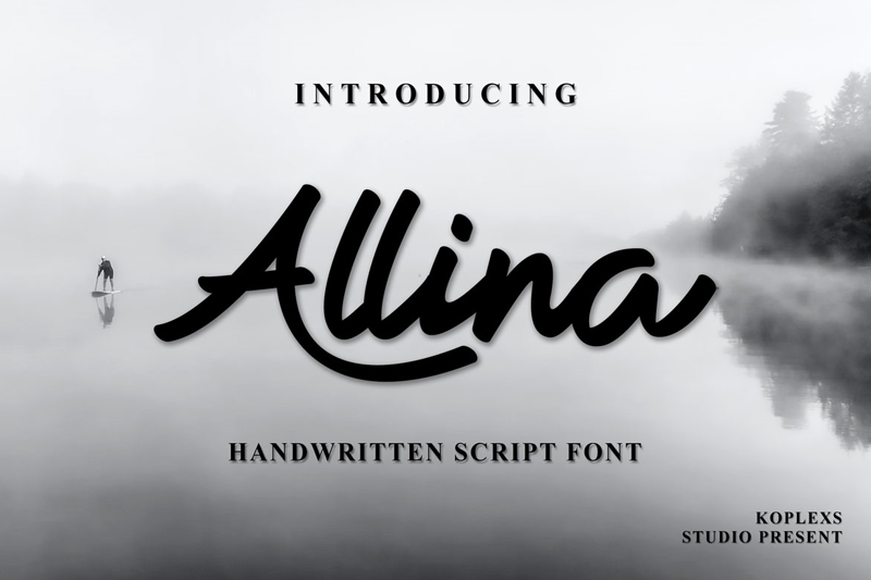 Download Allina font | dafonttop.com