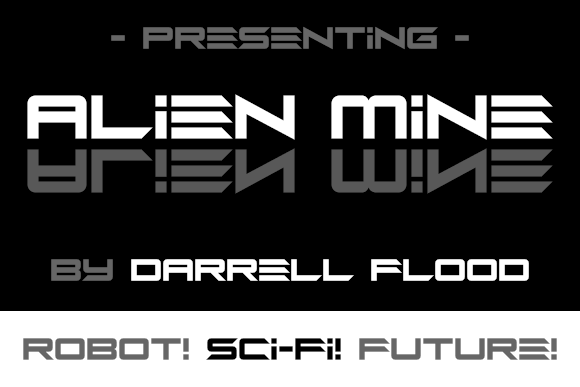 Download Alien Mine Sci-fi font | dafonttop.com