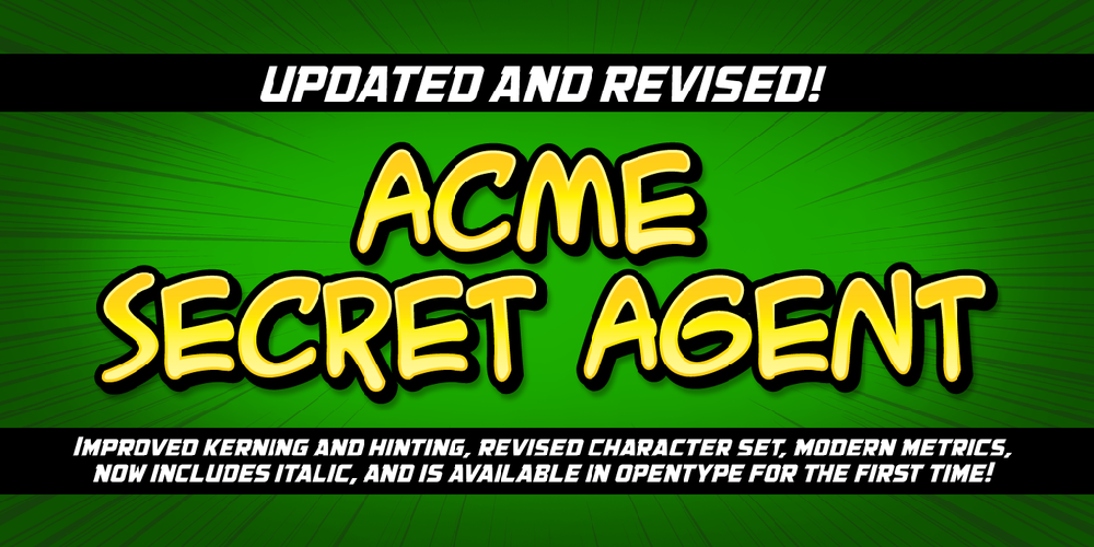 Download ACME Secret Agent BB font | dafonttop.com