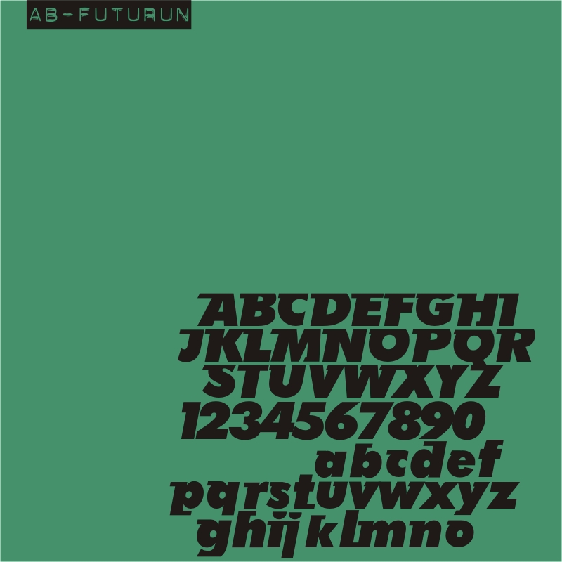 Download AB Futurun font | dafonttop.com