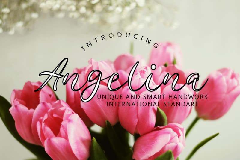 Download Angelina font | dafonttop.com