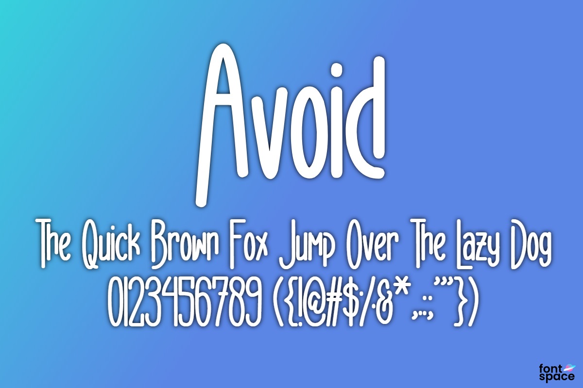 Download Avoid font | dafonttop.com