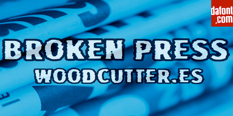 Download Broken Press font | dafonttop.com