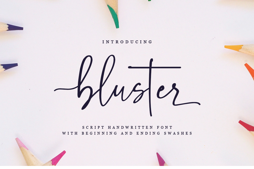 Download bluster font | dafonttop.com
