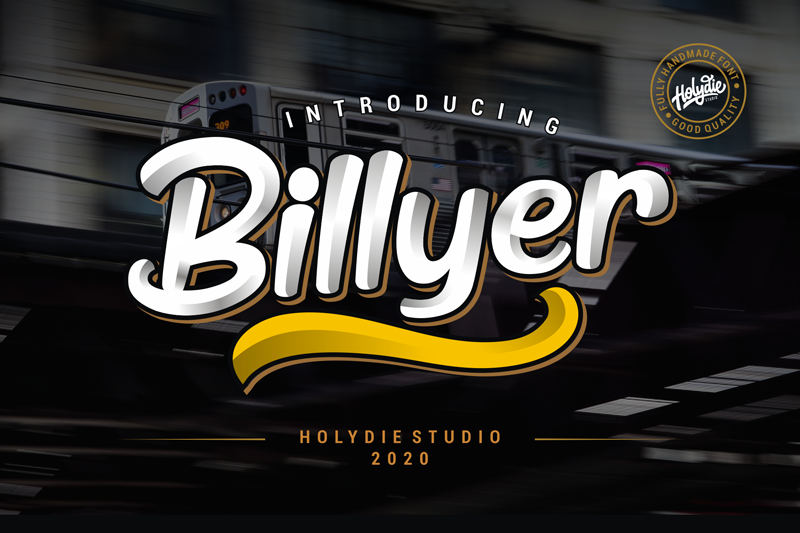 Download Billyer font | dafonttop.com