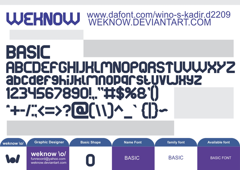 Download basic font | dafonttop.com