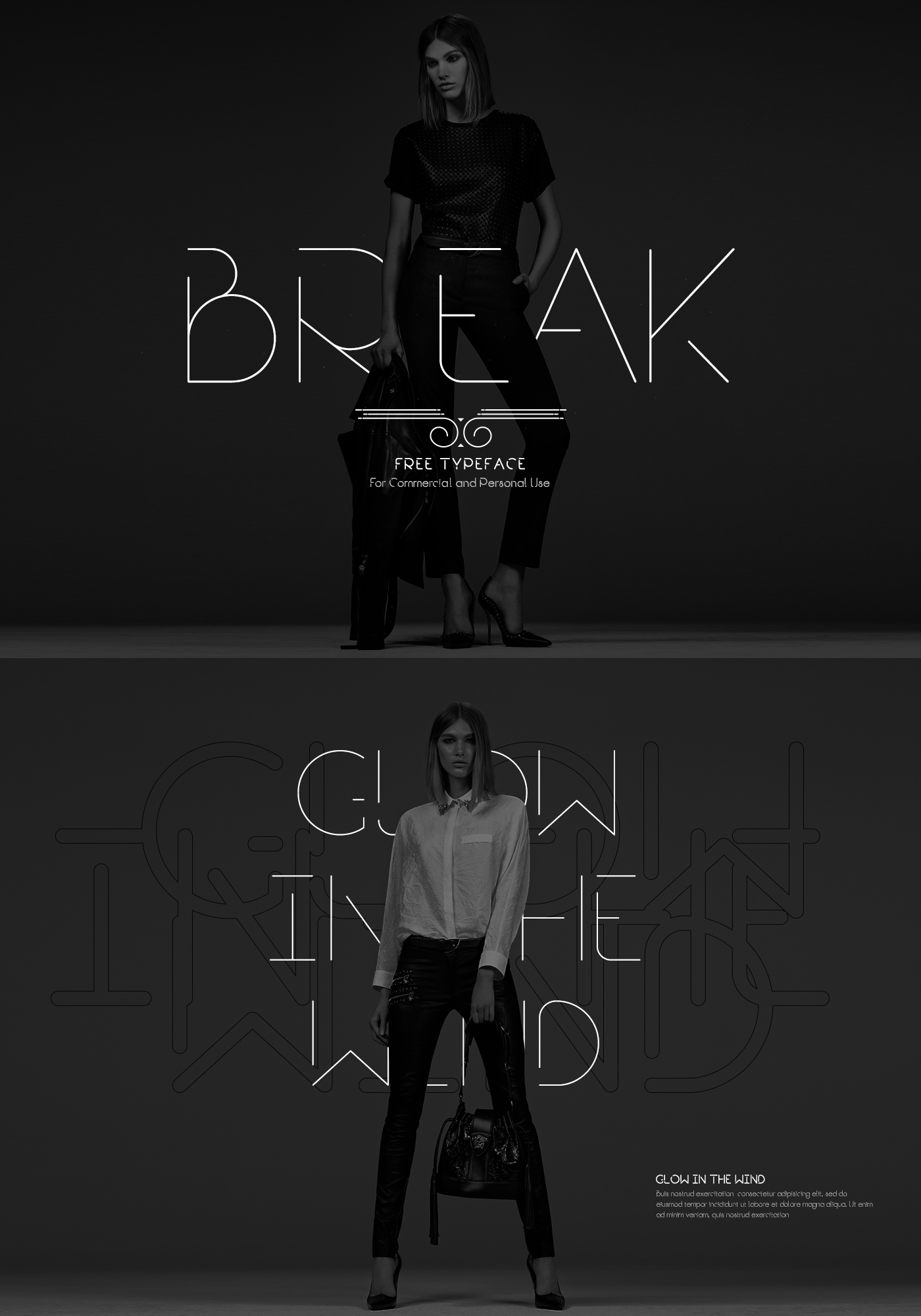 Download Break Fill font | dafonttop.com