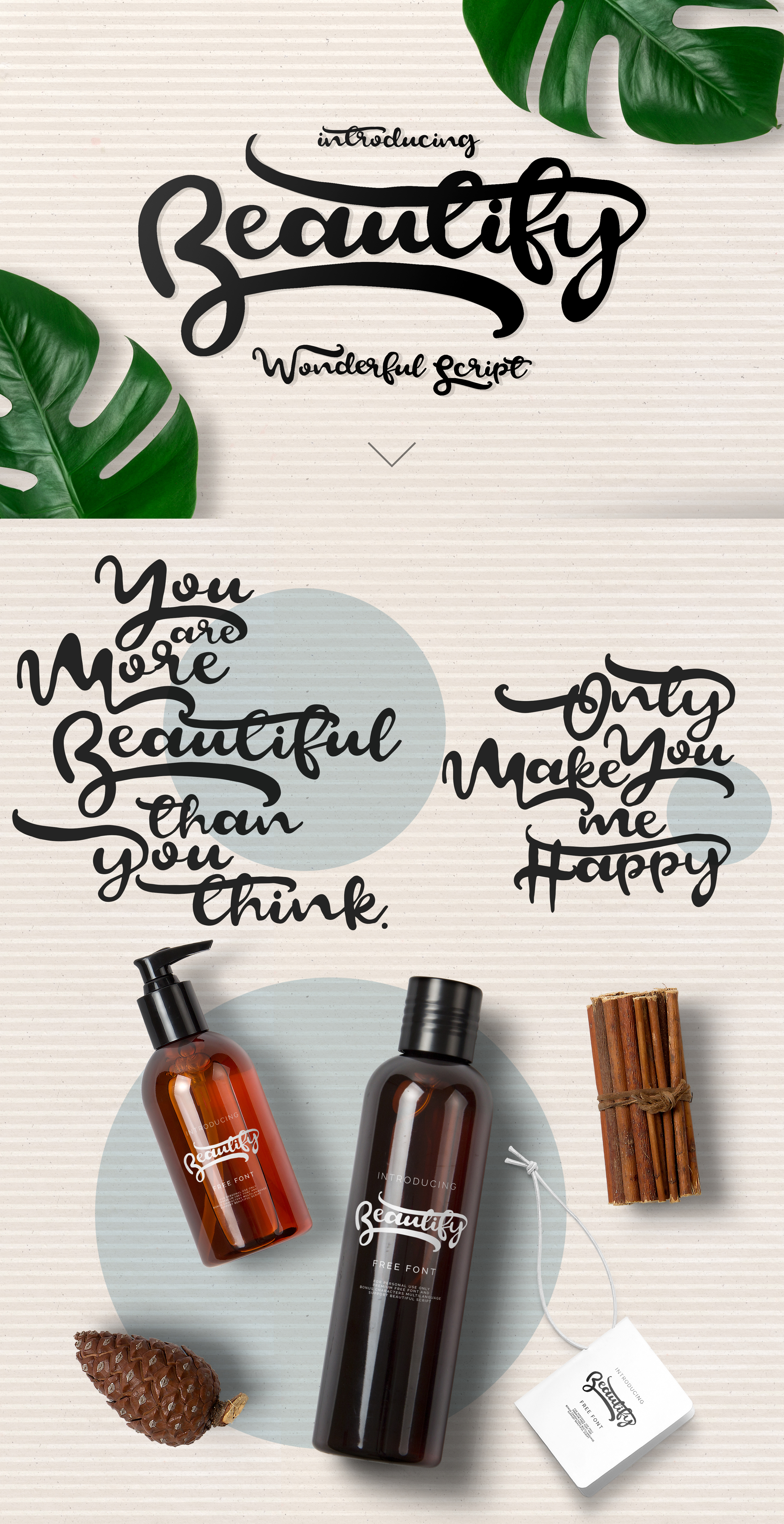 Download Beautify Script font | dafonttop.com