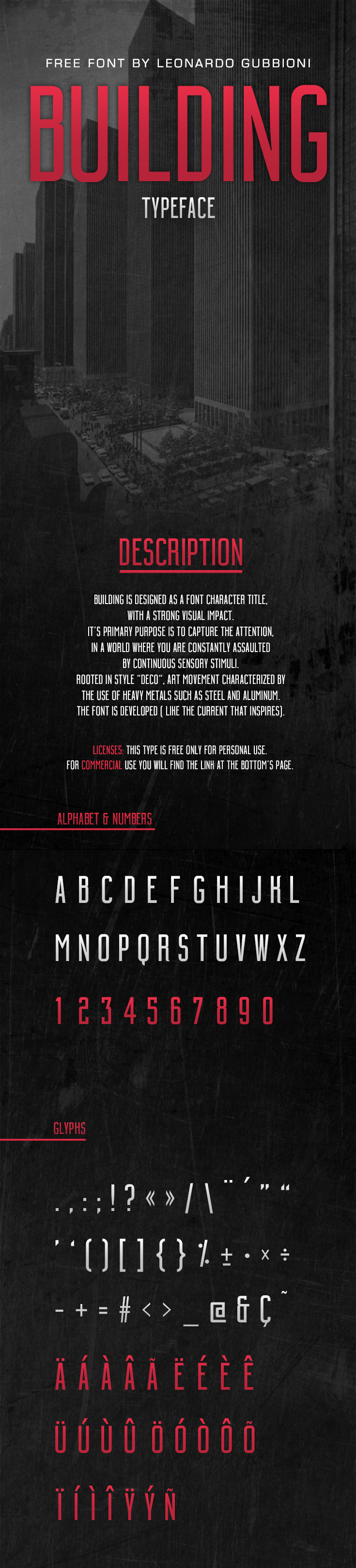 Download Building font | dafonttop.com