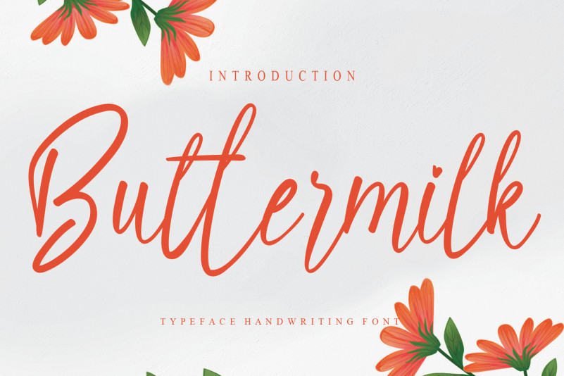 Download Buttermilk font | dafonttop.com