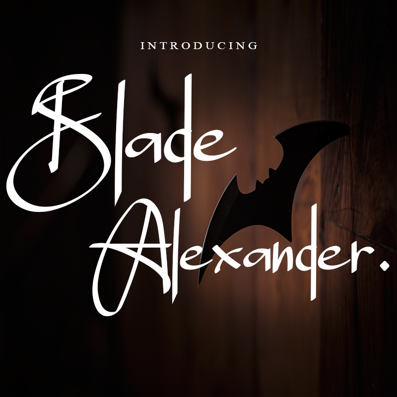 Download Blade Alexander font | dafonttop.com