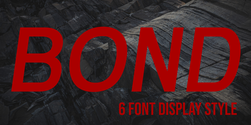 Download Bond font | dafonttop.com