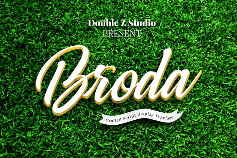 Download Broda font | dafonttop.com
