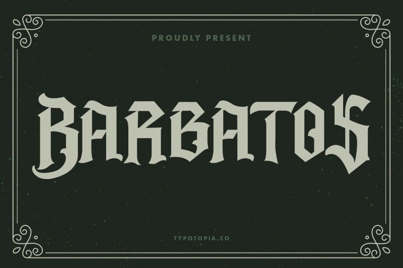 Download Barbatos font | dafonttop.com