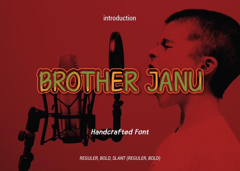 Download Brother Janu - DEMO font | dafonttop.com