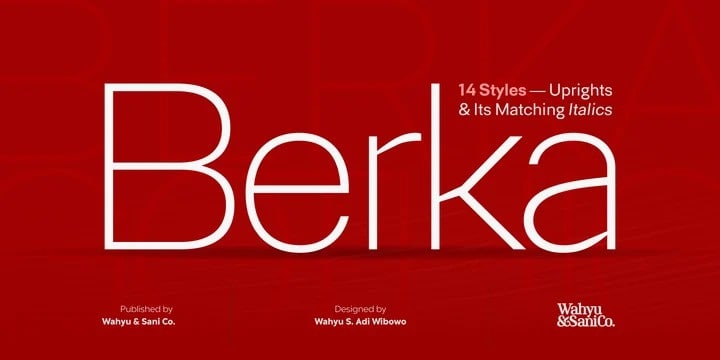 Download Berka font | dafonttop.com