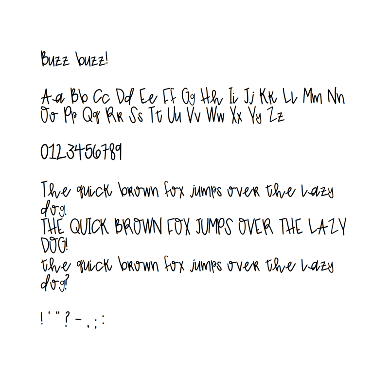 Download Buzz Buzz font | dafonttop.com