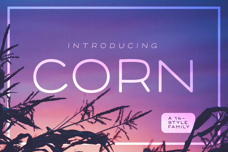 Download Corn font | dafonttop.com