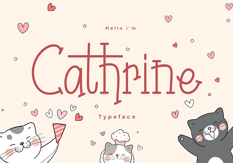 Download Cathrine font | dafonttop.com