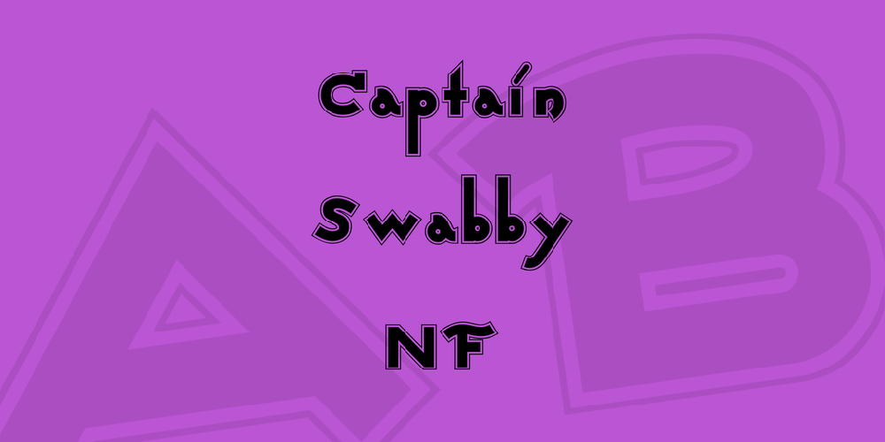 Download Captain Swabby NF font | dafonttop.com