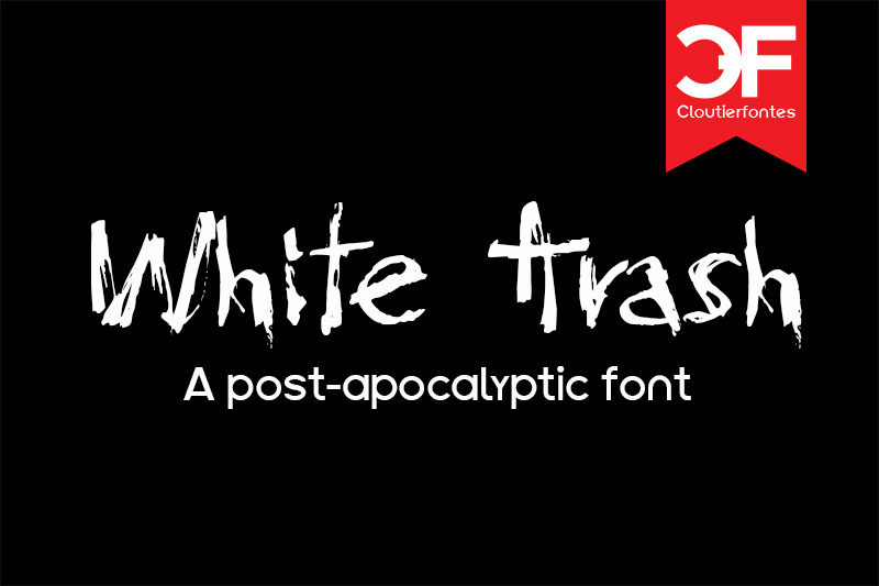 Download CF White Trash font | dafonttop.com