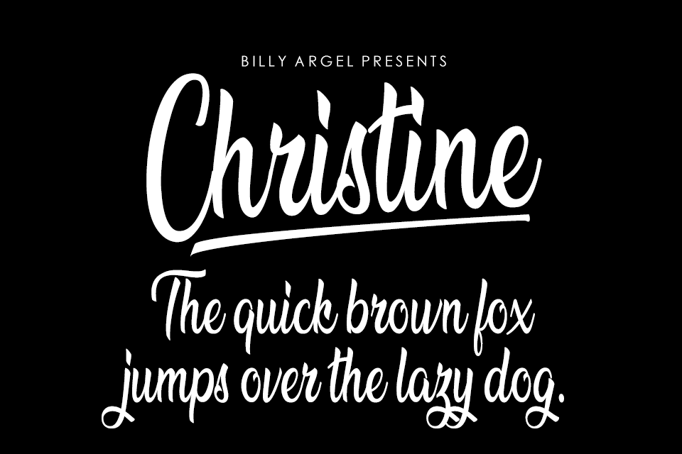 Download Christine Personal Use font | dafonttop.com
