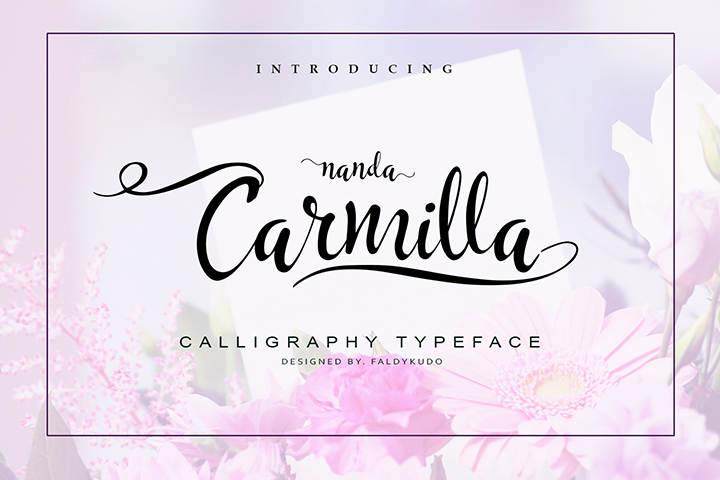 Download Carmilla font | dafonttop.com