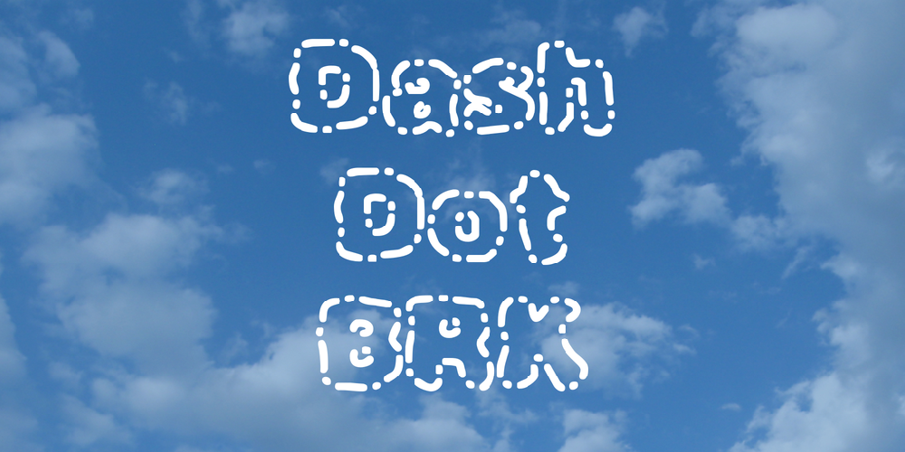 Download Dash Dot BRK font | dafonttop.com