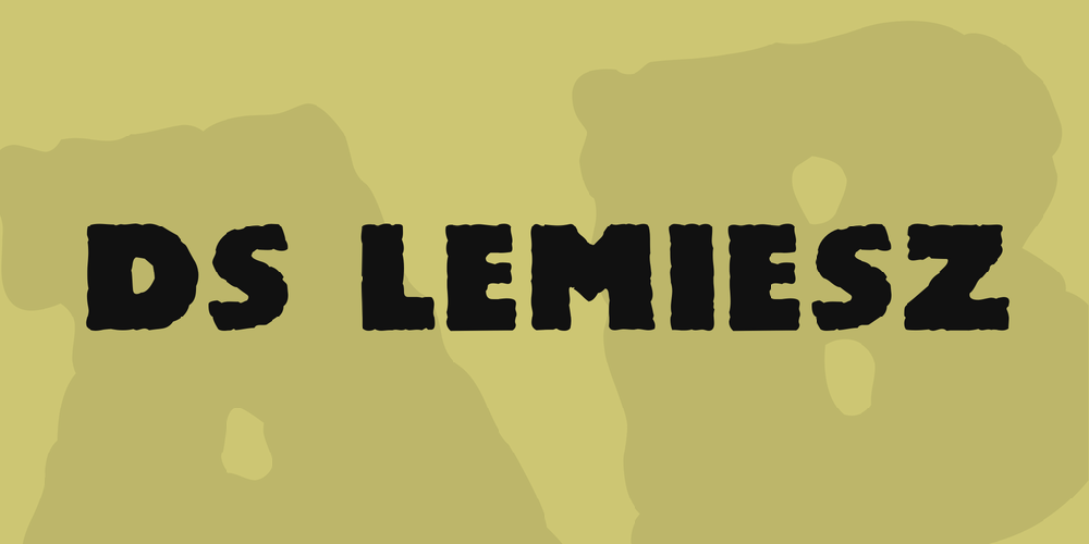 Download DS Lemiesz font | dafonttop.com