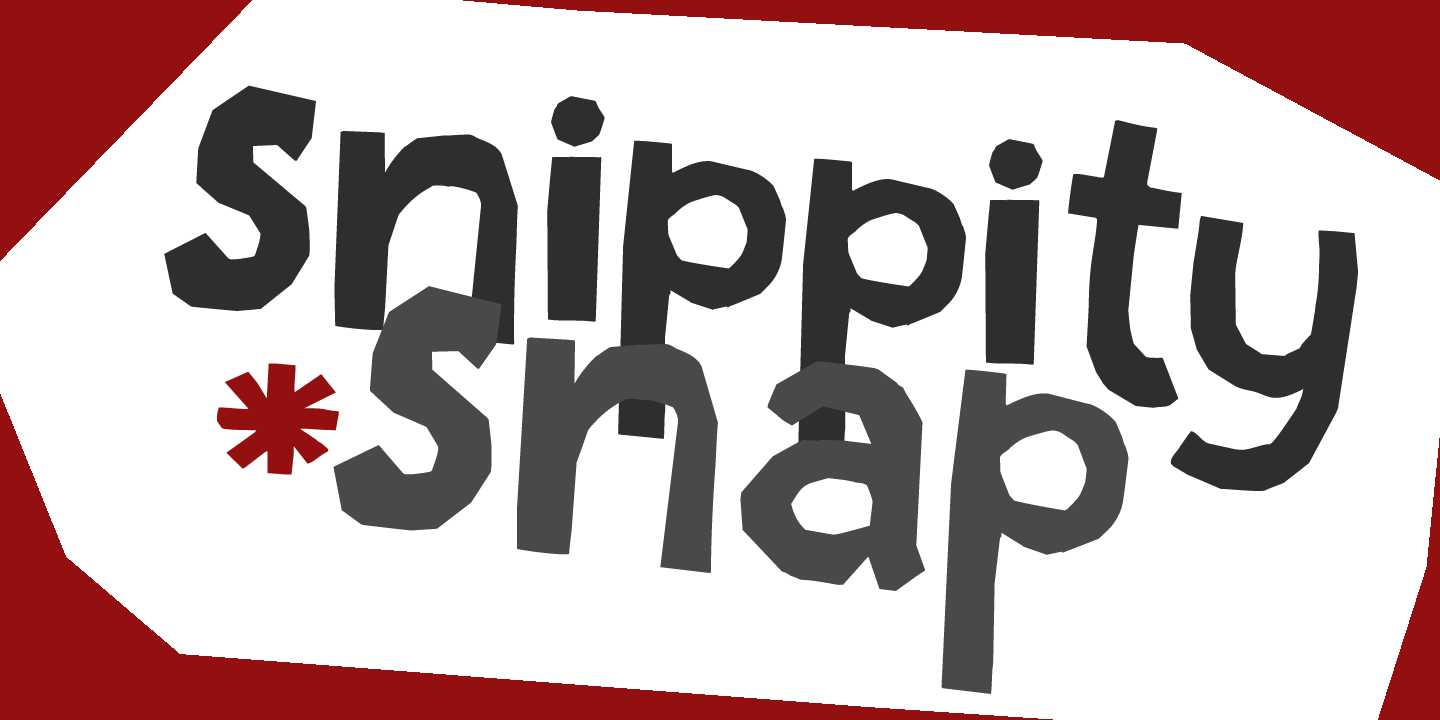 Download DK Snippity Snap font | dafonttop.com