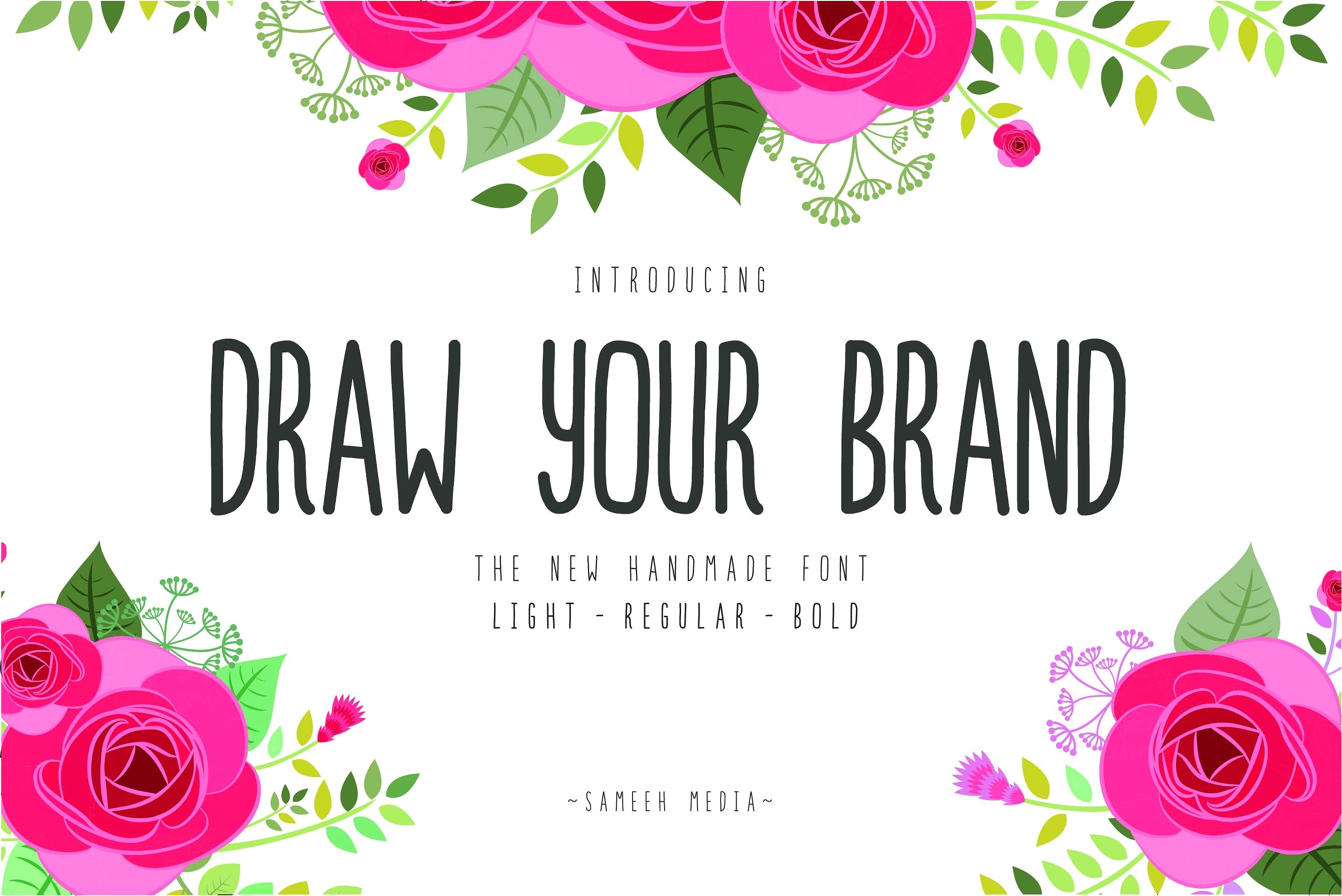Download Draw Your Brand font | dafonttop.com
