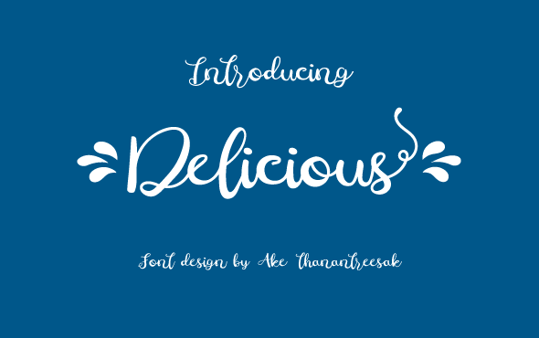 Download Delicious font | dafonttop.com