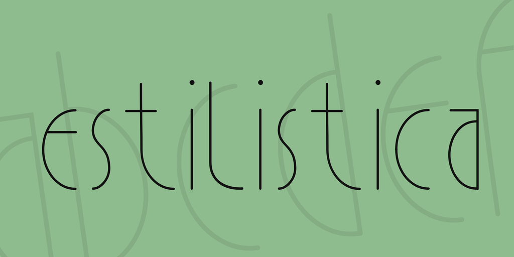 Download Estilistica font | dafonttop.com