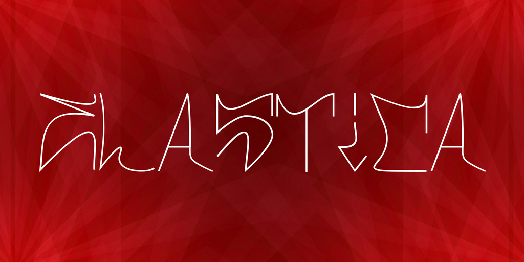 Download Elastica font | dafonttop.com