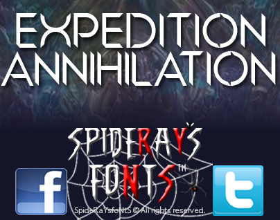 Download EXPEDITION ANNIHILATION font | dafonttop.com