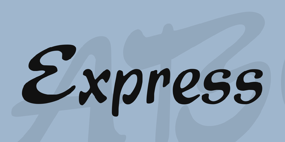 Download Express font | dafonttop.com