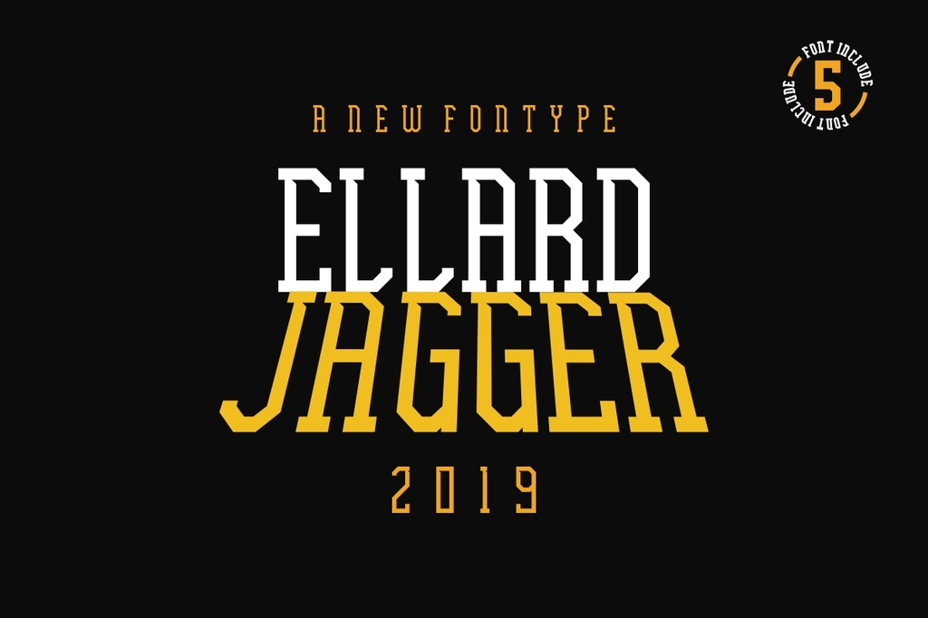 Download Ellard Jagger font | dafonttop.com