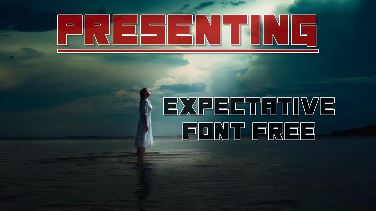 Download Expectative font | dafonttop.com