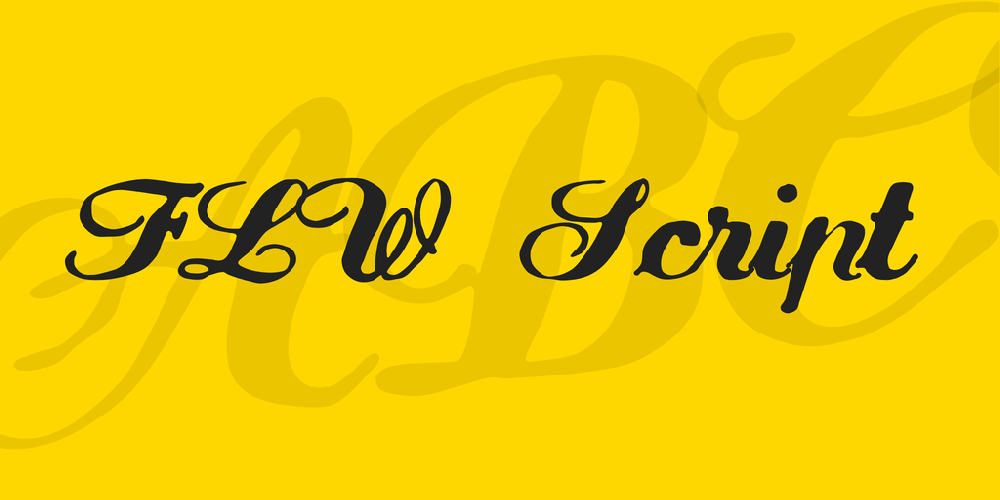 Download FLW Script font | dafonttop.com