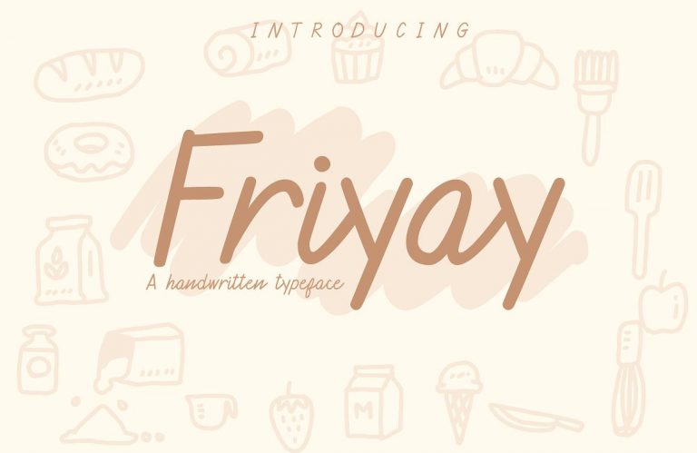 Download Friyay font | dafonttop.com