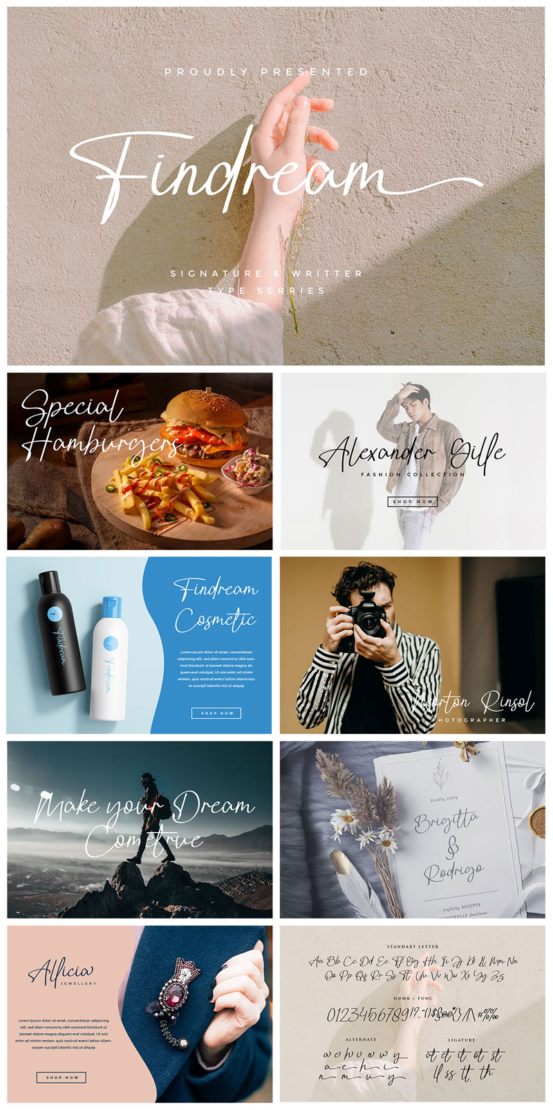 Download Findream font | dafonttop.com