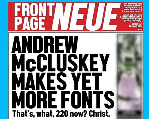 Download Front Page Neue font | dafonttop.com