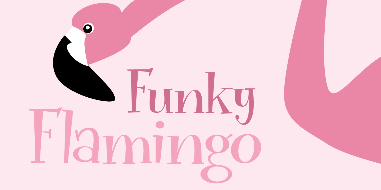 Download Funky Flamingo DEMO font | dafonttop.com