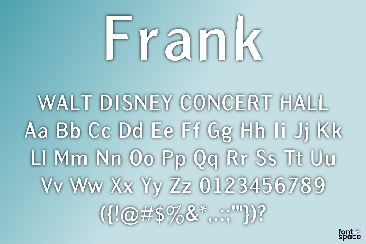 Download Frank font | dafonttop.com