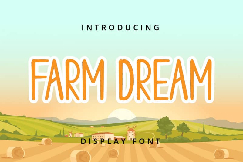 Download FARM DREAM font | dafonttop.com