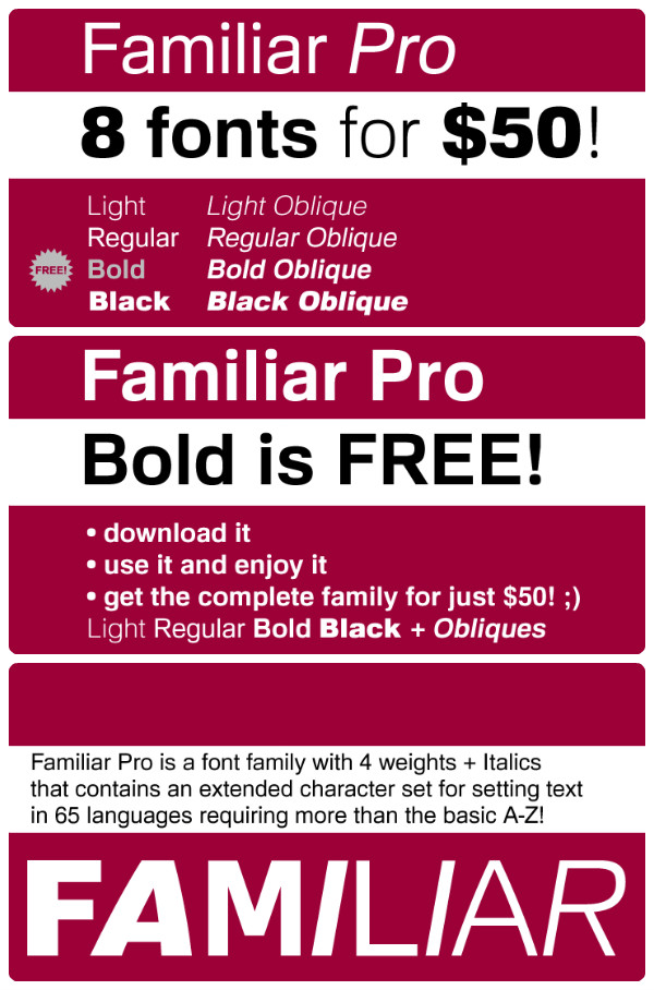 Download FamiliarPro-Black font | dafonttop.com